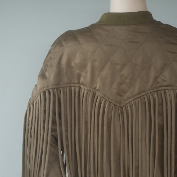 Endless Rose | Jackets & Coats | Nwt Endless Rose Olive Green Satin ...